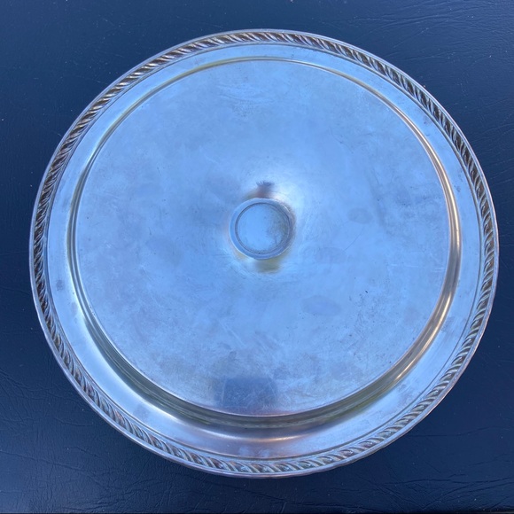 Oneida | Dining | Oneida Silver Plated Platter W Attached Bowl | Poshmark